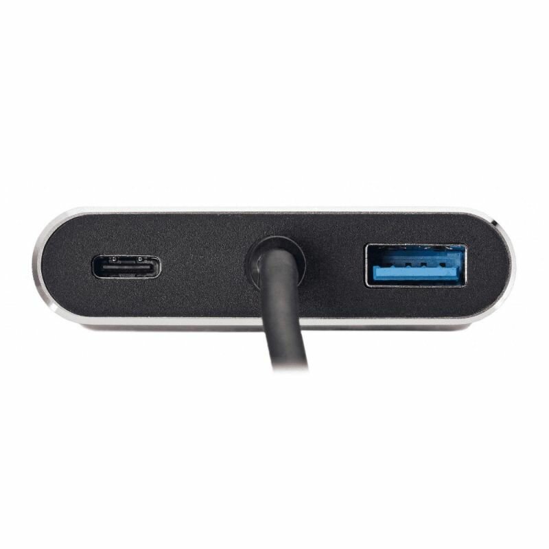 Кабель USB3.1 TypeCm - HDMI+USB3.0+PD+VGA Alum Grey 4K, Telecom