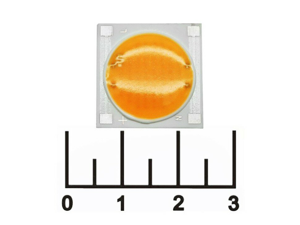 Светодиод LED 10W белый теплый 220V COB-D220WW