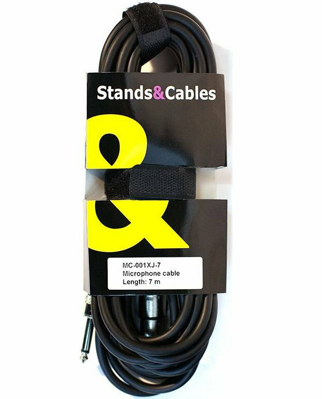 Кабель микрофонный распаянный STANDS & CABLES MC-001XJ-7 XLR мама - JACK моно, длина 7 метров MC-001XJ-7 XLR/DNT-54438 STANDS & CABLES MC-001XJ-7 XLR STANDS CABLES MC-001XJ-7XLR/DNT-54438