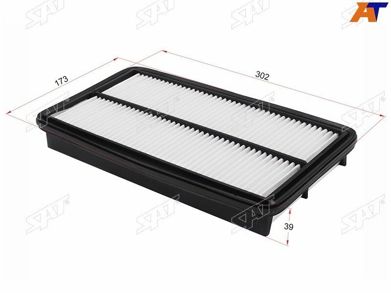 . SAT Фильтр воздушный для HONDA PILOT 08-15/ ACURA MDX 06-13