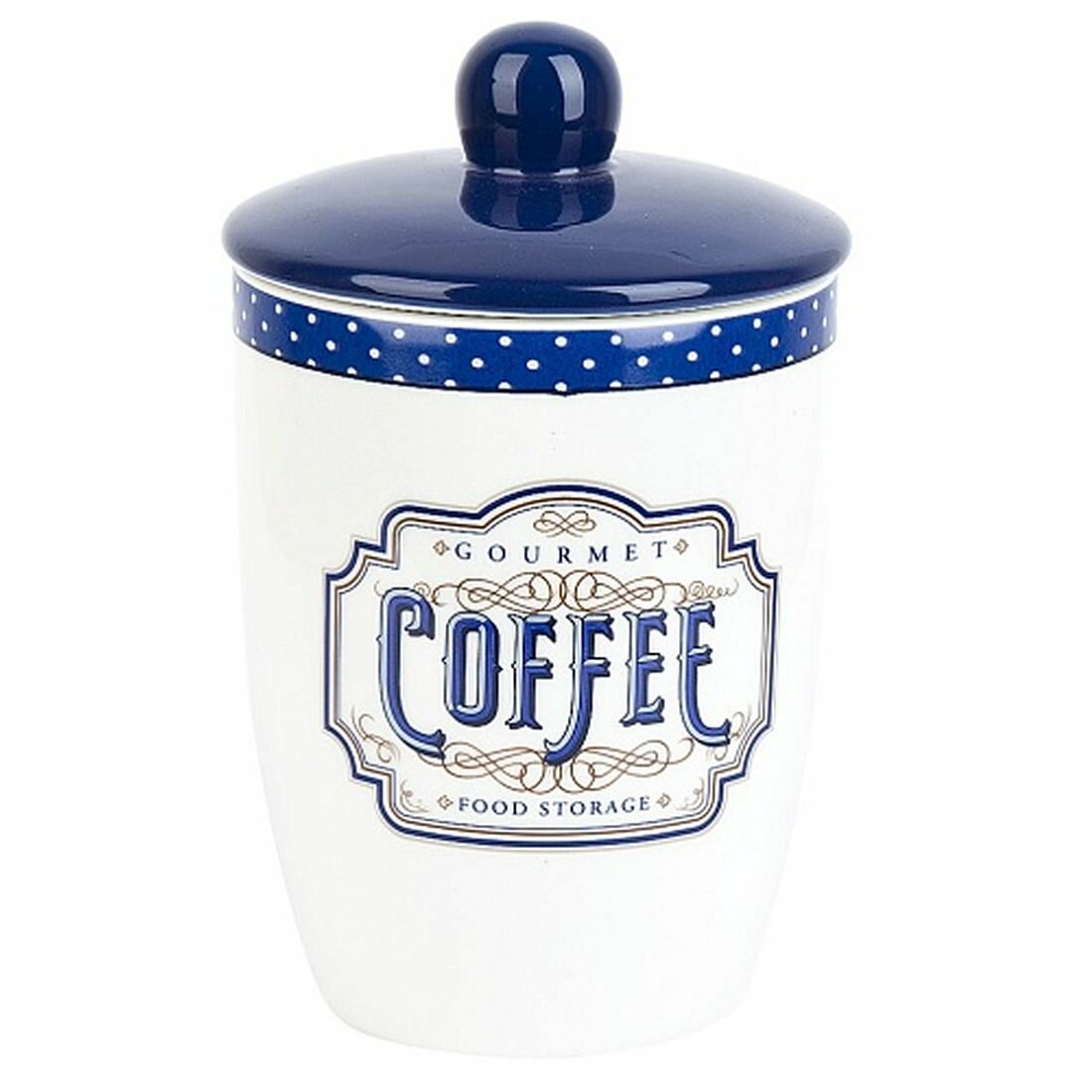 Банка для кофе Gourmet Coffee 550мл 16x9x9см
