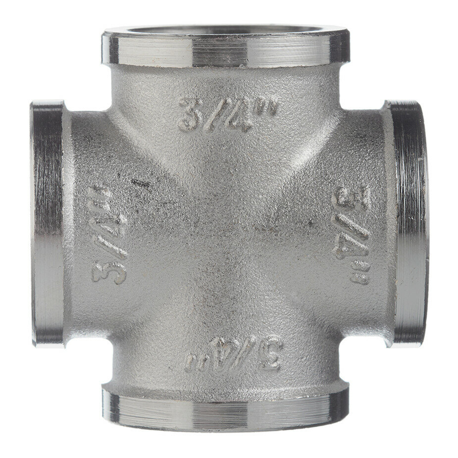Крестовина 3/4 ВР(г) х 3/4 ВР(г) х 3/4 ВР(г) х 3/4 ВР(г) латунная