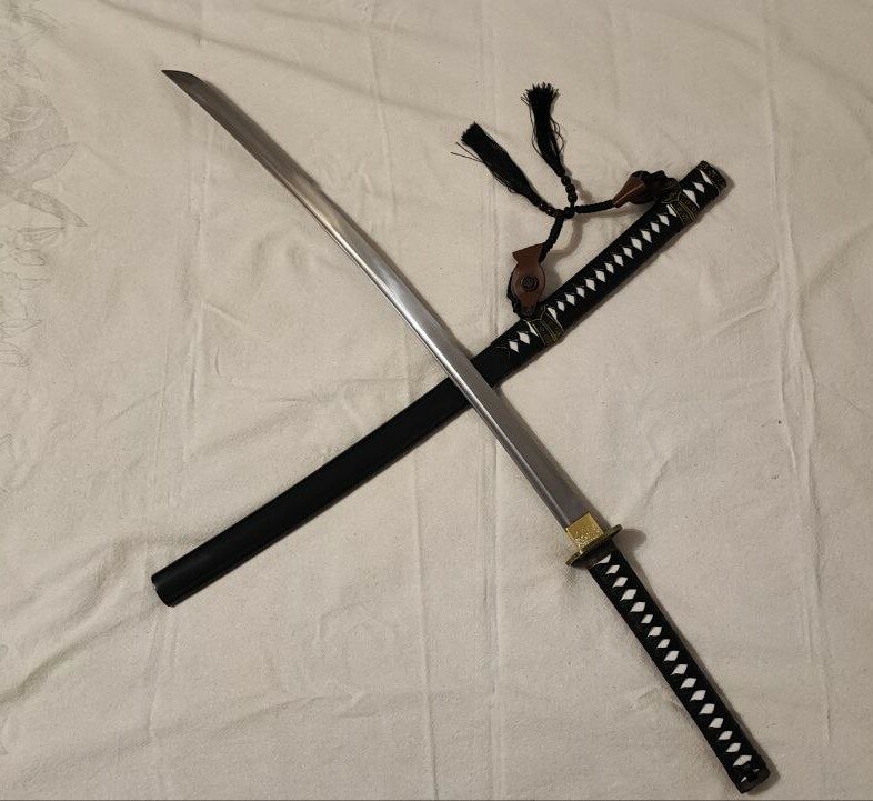 Катана сувенирная, кованая "Последний воин"