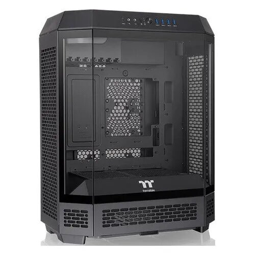 Корпус ATX Thermaltake The Tower 600 Black, Midi-Tower, без БП, черный [ca-1z1-00m1wn-00]