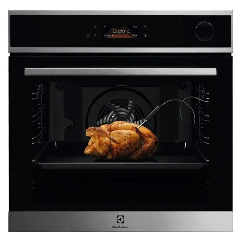 Духовой шкаф Electrolux EOC8P39WX, черный/нержавеющая сталь