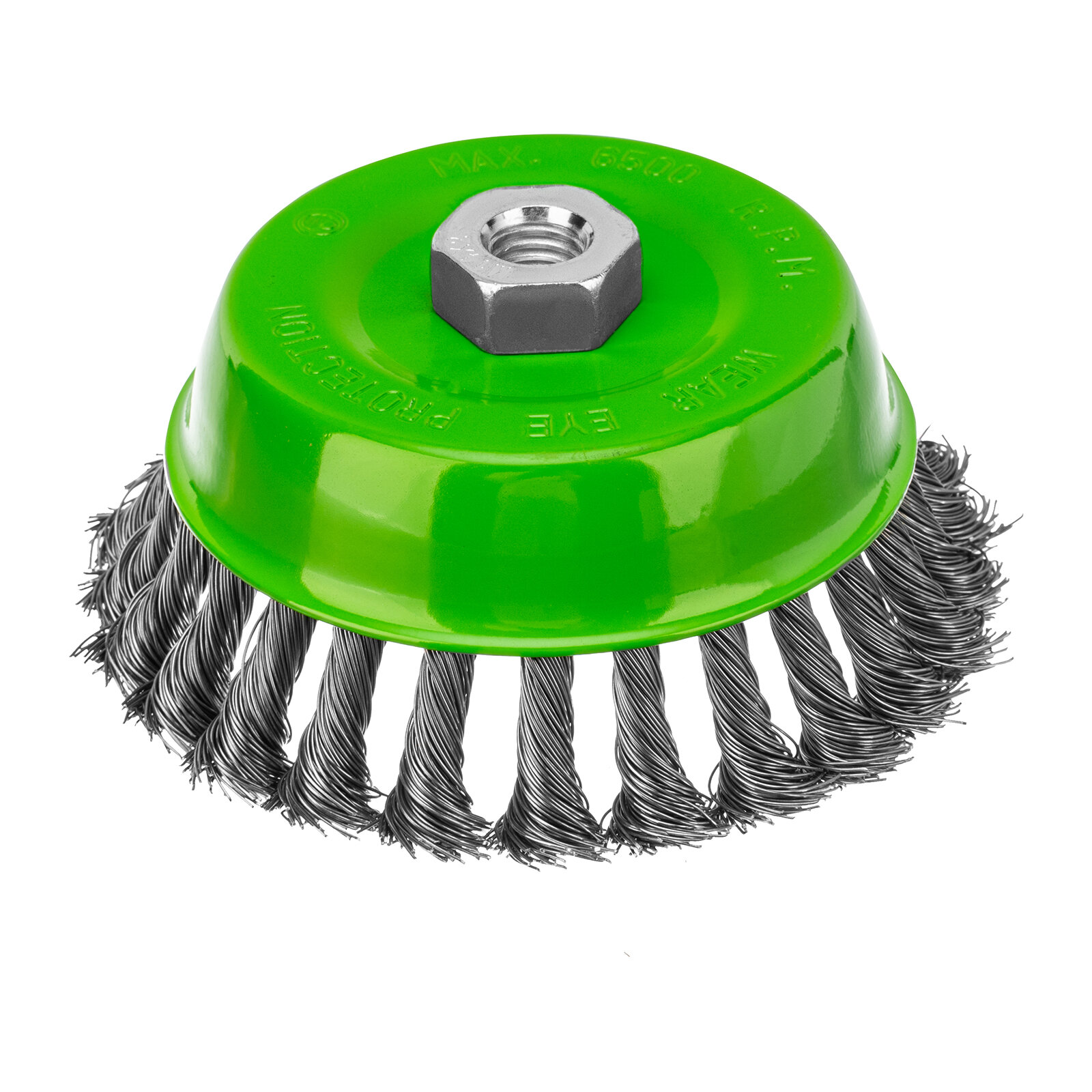 Щетка для УШМ Сибртех 125 мм, М14, Чашка, крученая проволока 0, 5 мм 746277