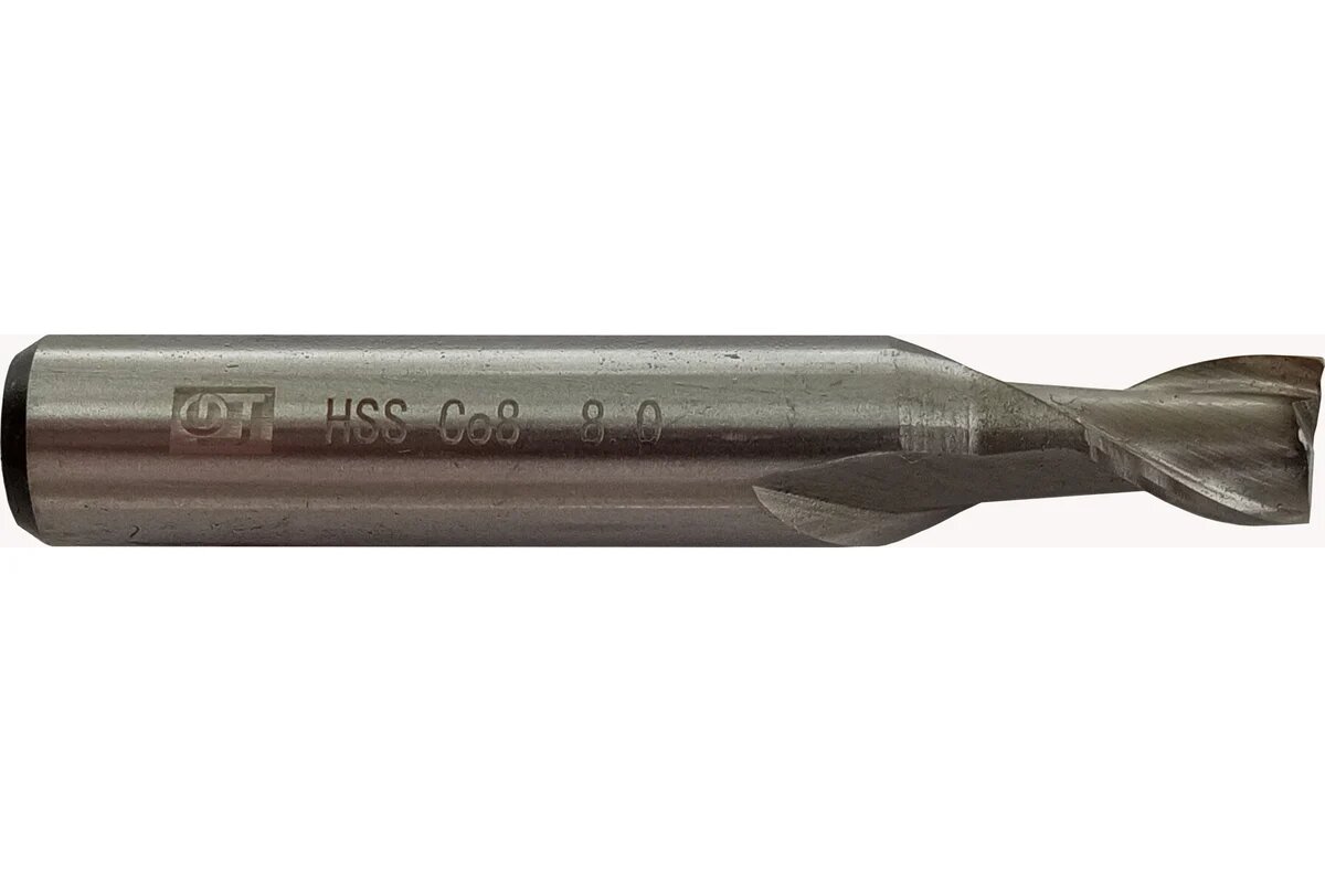 ФТ 130080 Фреза шпоночная 8 мм ц/х HSS Co8 для точной обработки шпоночных пазов станков