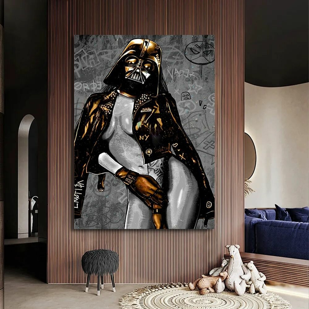 Картина эротика, поп арт эро, 40х60 см.