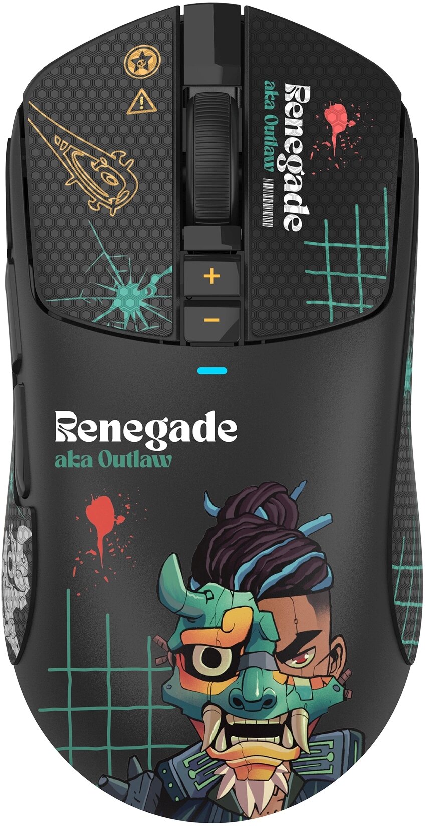 Мышь компьютерная R72 Duo Renegade черный оптическая