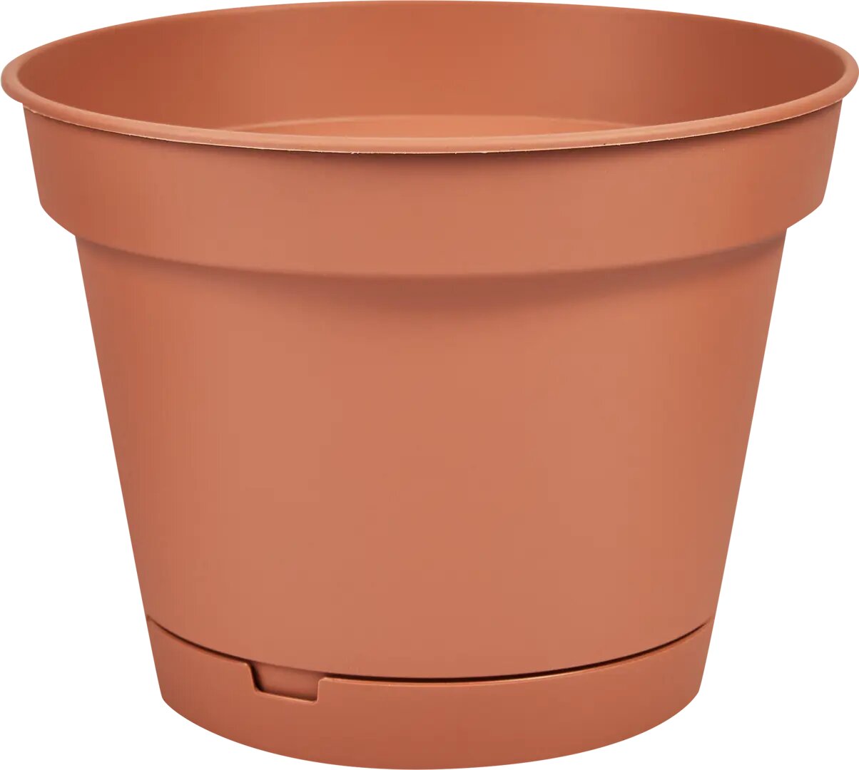 Горшок цветочный Idi Land Mint d185 h14.2 см v2.3 л пластик терракотовый
