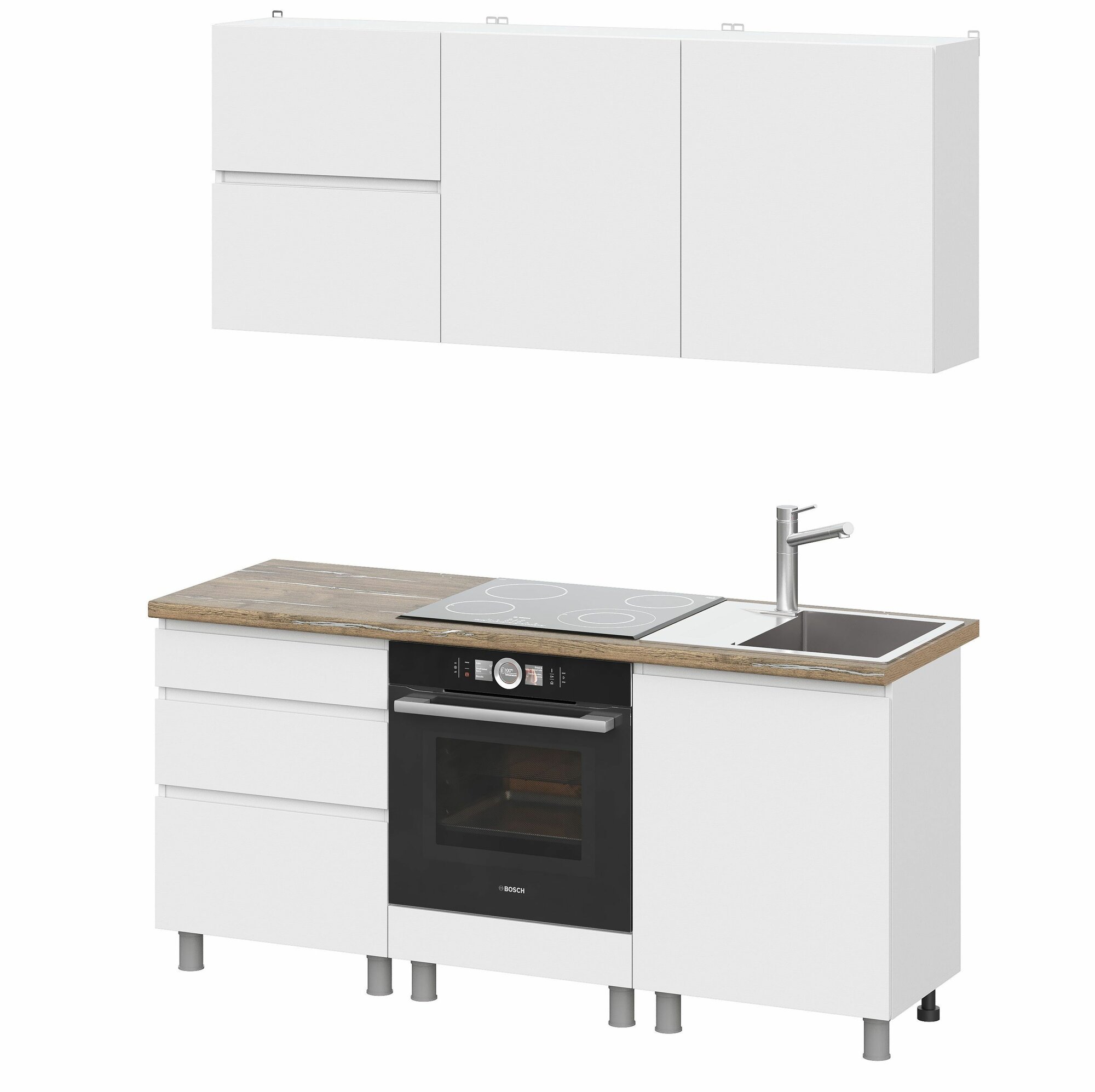 Кухонный гарнитур 1,8 м в стиле Модерн, вар.1