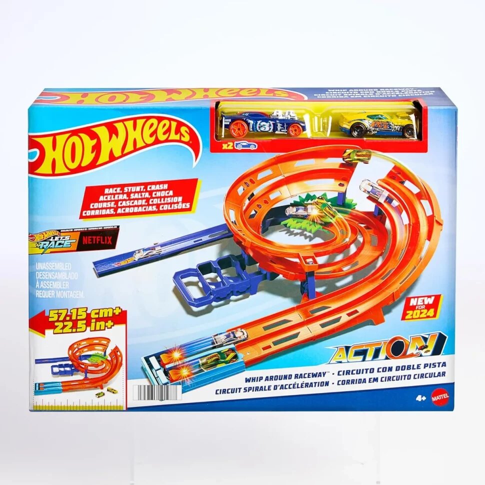 Трек Hot Wheels Гоночная петля с пусковой установкой HTK17