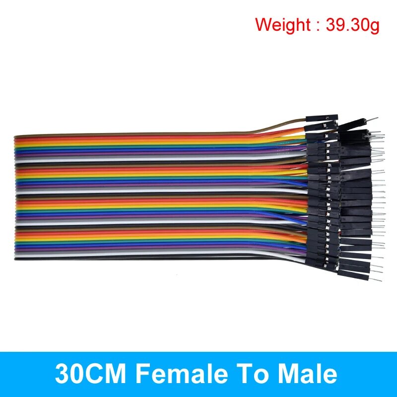 TZT Dupont кабель для Arduino 1PACK, 30CM male to female