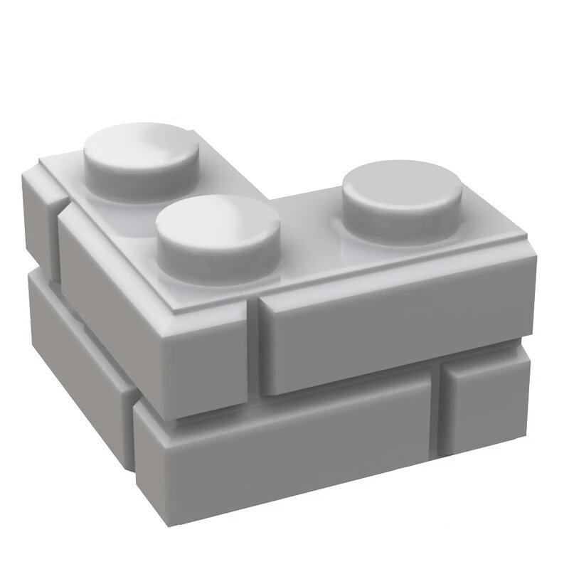 Серый LEGO 2x2 Угловая плитка 2357 (194-light grey)