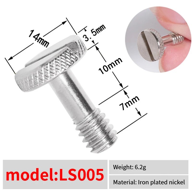Винт для камеры LS005, 1/4", A1