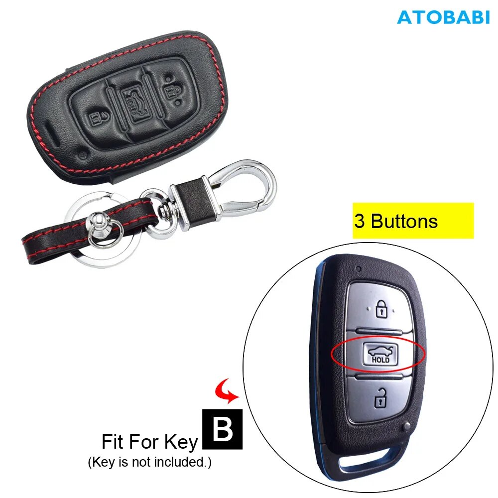 Кожаный чехол для автомобильных ключей Hyundai 2018-2019 Sonata Elantra IX35 I10 I20 I40 Tucson Ioniq, чехол для смарт-брелоков, автомобильные аксессуары