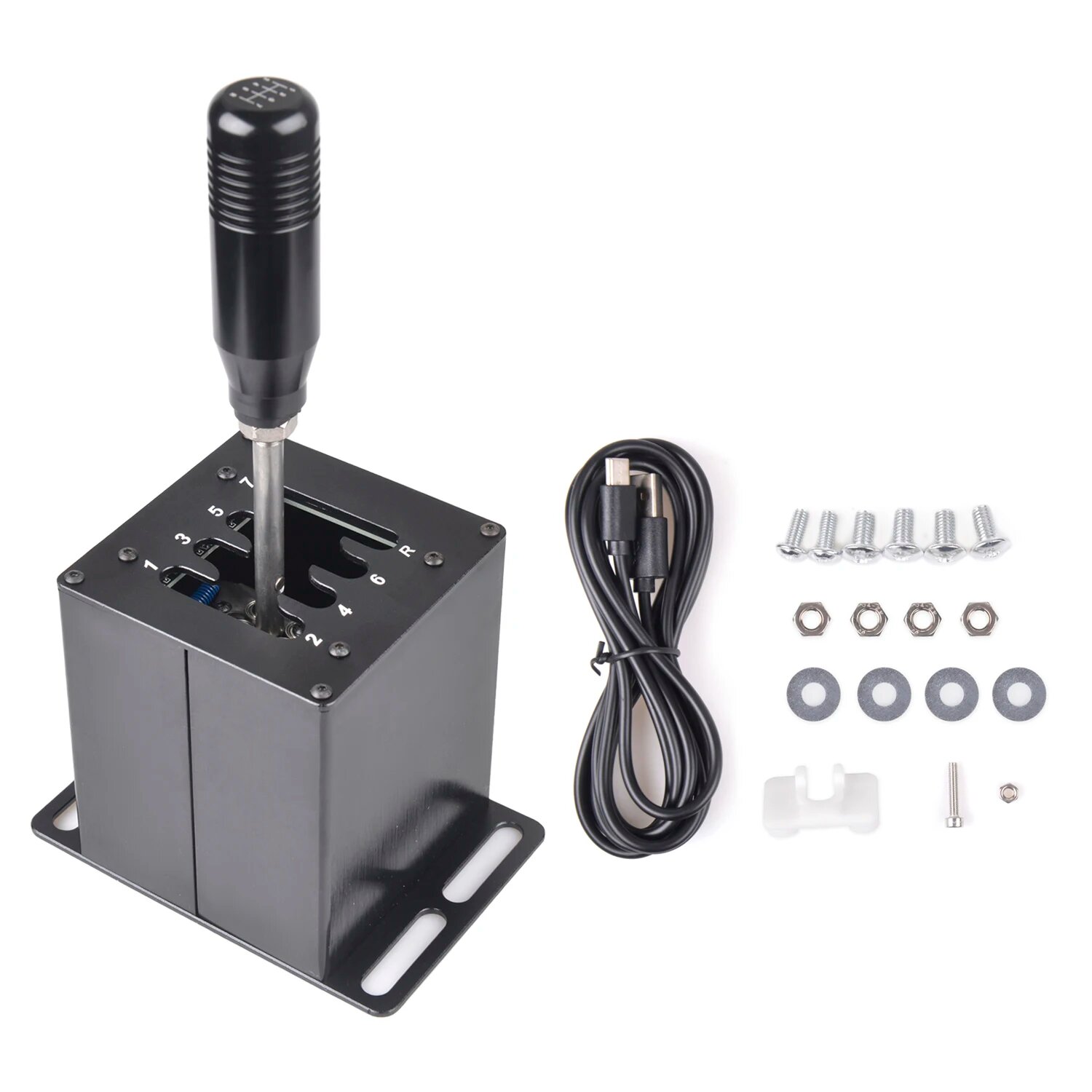 PC Simracing Racing Game USB H переключатель передач для Logitech G27 G29 G25 G920 для thrdmaster T300RS/GT ручка переключения передач для ETS2 7R Long head