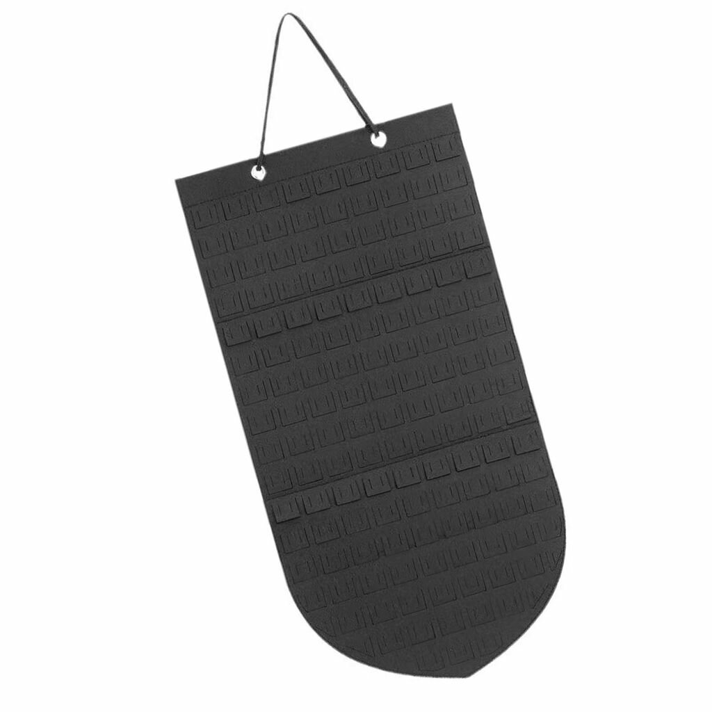 Подвесная сумка для хранения значка из фетра-черный