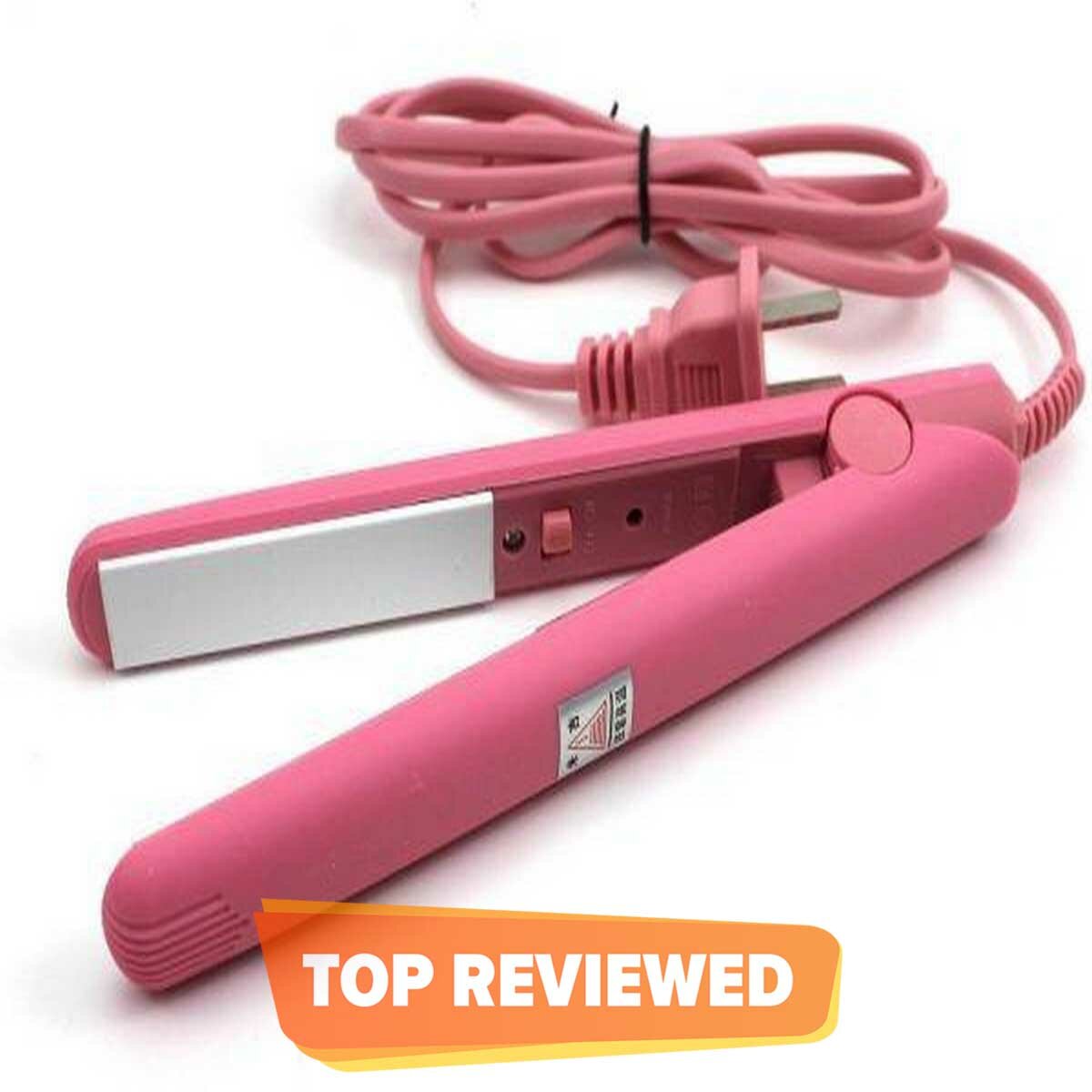 Дорожный выпрямитель для волос с керамическими пластинами и утюжок для волос