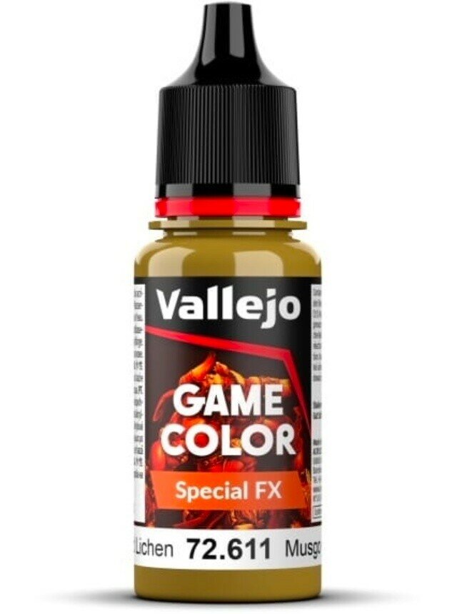 Аксессуар для Warhammer Vallejo Краска Vallejo Game Color Special FX: Moss and Lichen 72.611