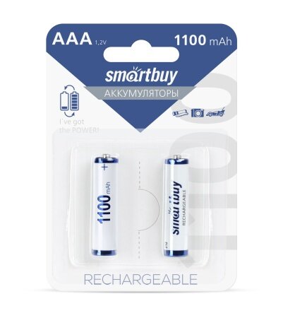 Аккумулятор Smartbuy AAA (HR03) 1100mAh 2BL И