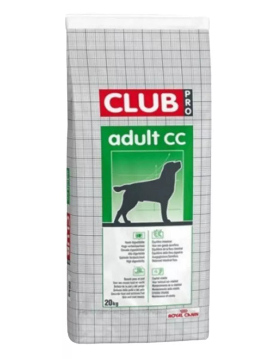 Сухой корм CLUB CC для взрослых собак 20кг