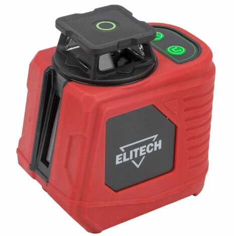 Нивелир лазерный ELITECH ЛН 360/1-ЗЕЛ (E0306.016.00) (зеленый луч, 2х1.5В(АА), 3080м, 0.2мм/м, 0.4кг)