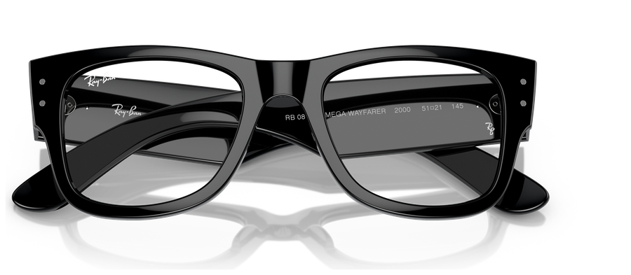 Оправа для очков Ray-Ban RX 0840V 2000, цвет: черный, квадратные, пропионат
