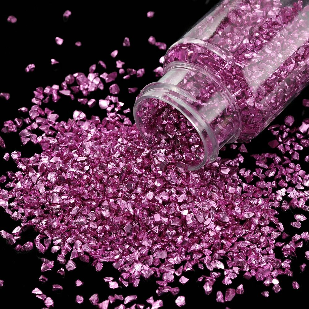 Стеклянные кристаллы для эпоксидной смолы YouYoungDifferent 30г Dark pink