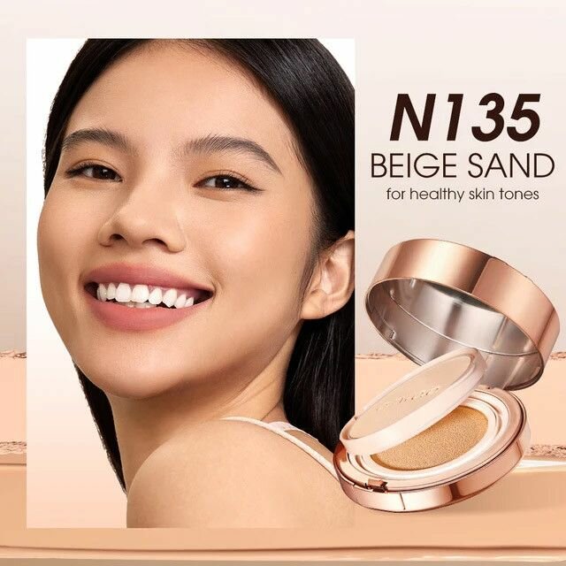 Кушон для лица тональный O.TWO.O тон №135 песочно-бежевый