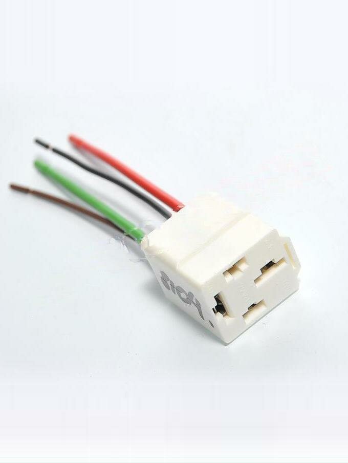 Колодка соединительная, разъем реле, 4 контакта, для реле 711.3747-02, с проводами, аэнк, 9441СБ4