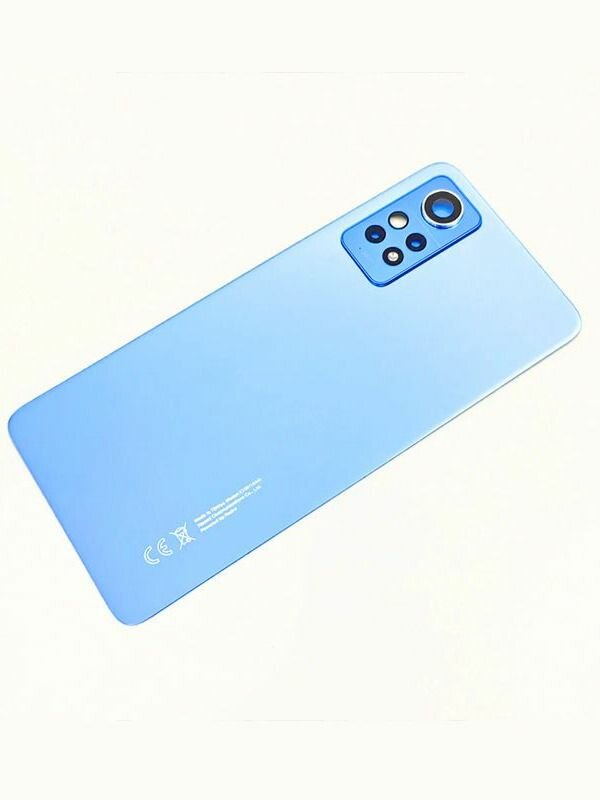 Задняя крышка для Xiaomi Redmi Note 12 Pro 4G оригинал со стеклом камеры Цвет: Синий