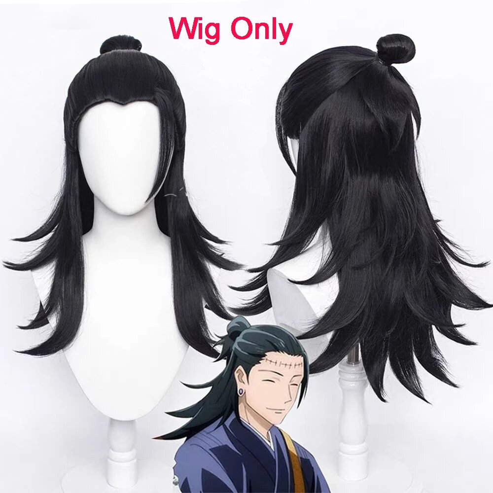 Jujutsu Kaisen Geto Suguru Косплей костюм Novedan One Size, Geto SuguruWig