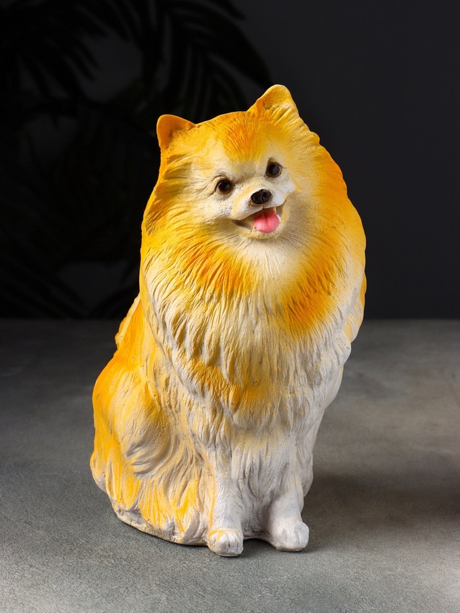 Фигурка Хорошие сувениры «Щенок шпиц», полистоун, 23х10х15 см