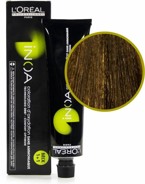 Loreal INOA 7.3 - Краска для волос без аммиака Иноа 60 мл