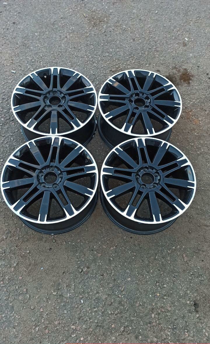 Колесные диски Mercedes-Benz 19x8.5 PCD 5x112 D66.6 ET56 Черный с полированной лицевой поверхностью (Реплика)