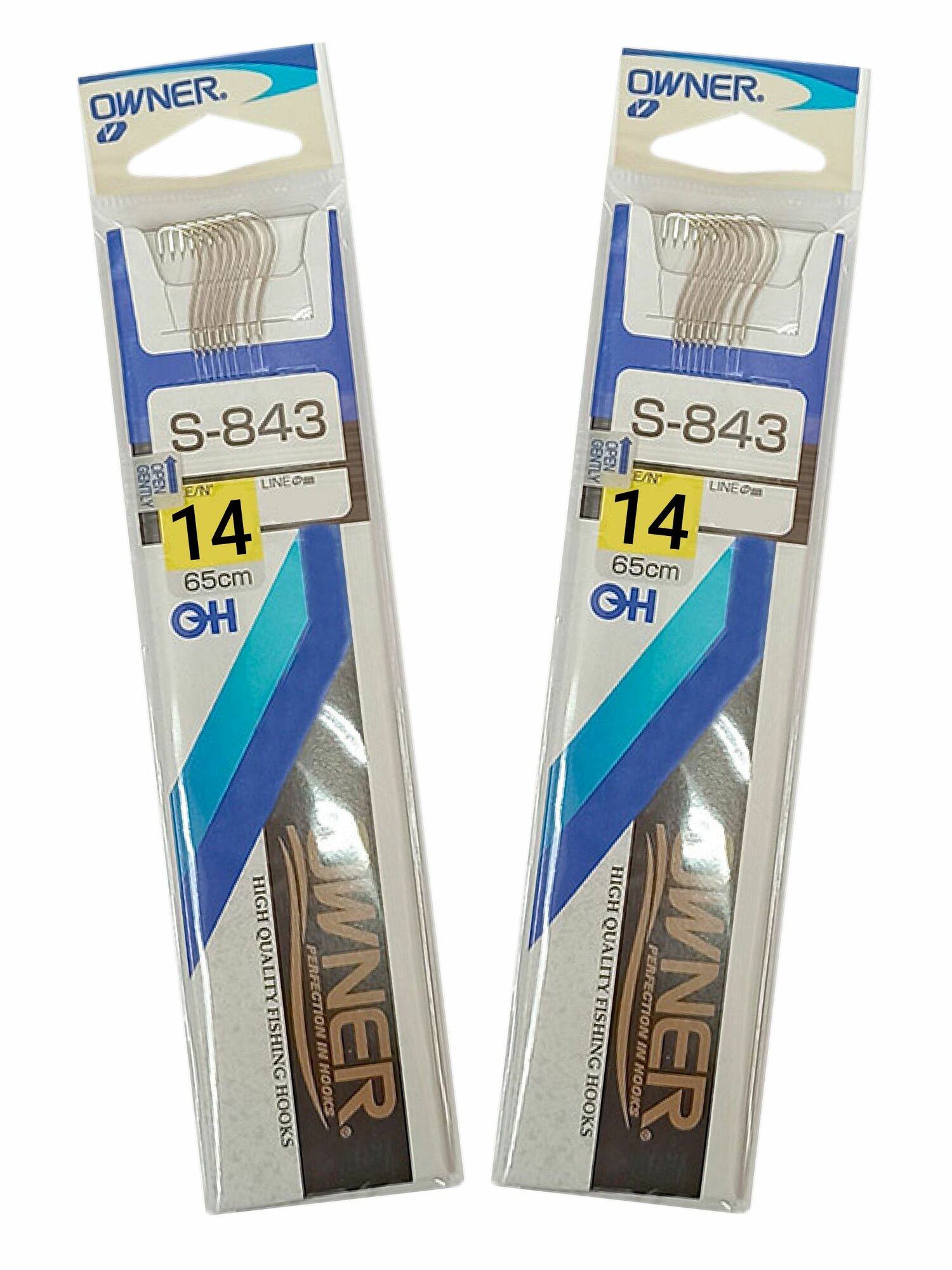 OWNER Поводок готовый S-843 №14 0,12мм 8шт 2 упаковки