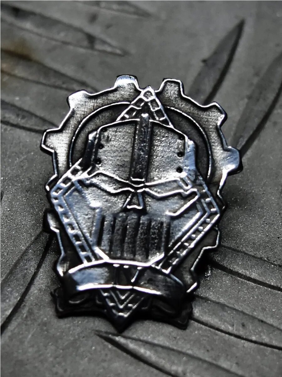 Значок Железные Воины Iron Warriors Warhammer, 3см