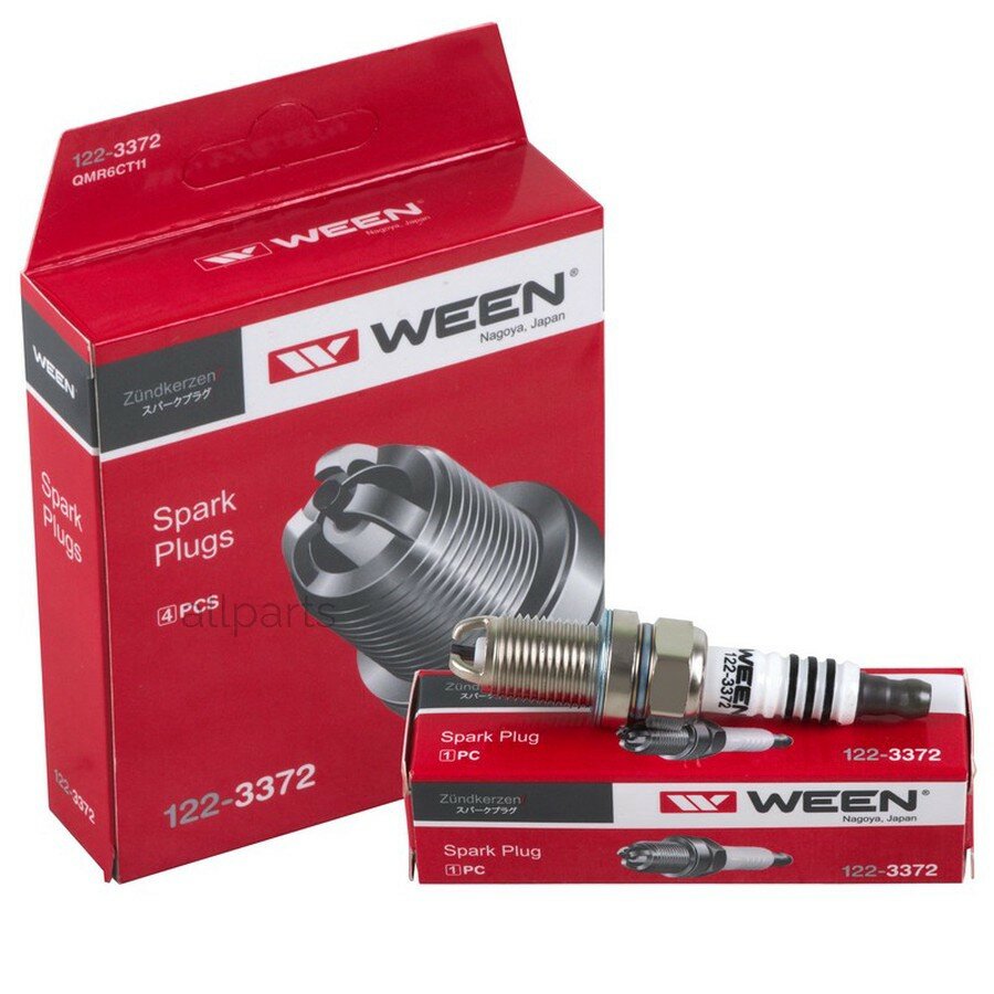 WEEN 122-3372 Свеча зажигания 3-х электродная инж. 16V LADA 2110-12 Kalina (1117-19) Priora (2170-72) Granta (