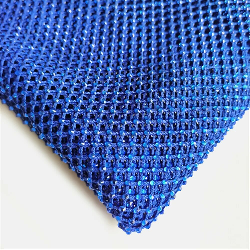 Синяя сетка с кристаллами Royal Blue SS10