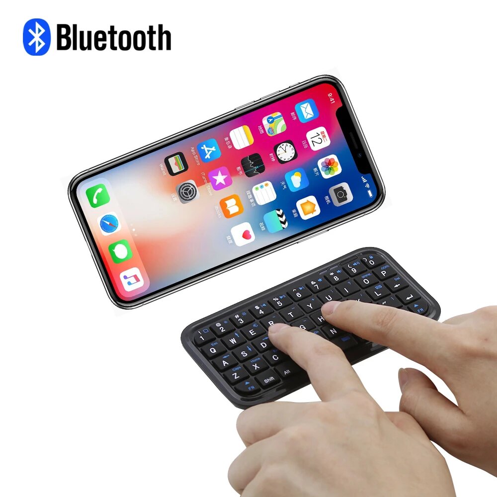Мини-клавиатура Bluetooth для iPad и iPhone