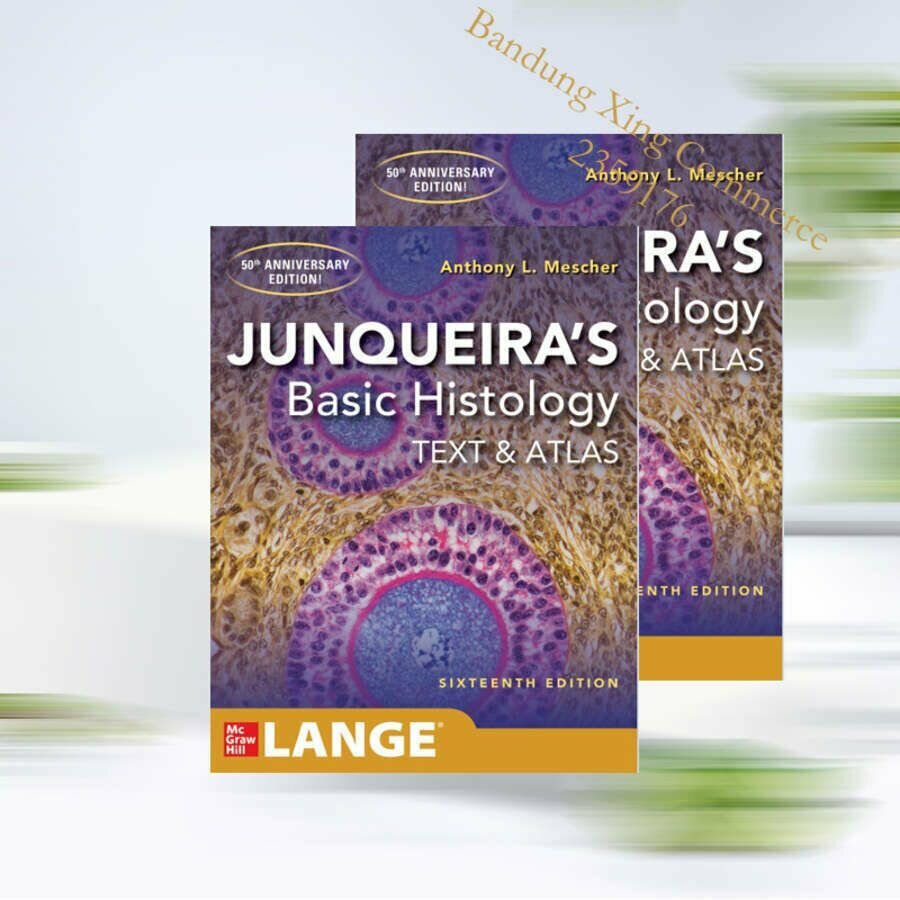 Junqueira's Basic Histology Text and Atlas, 16th Edition /бумажная книга гистология учебник атлас 16-е издание
