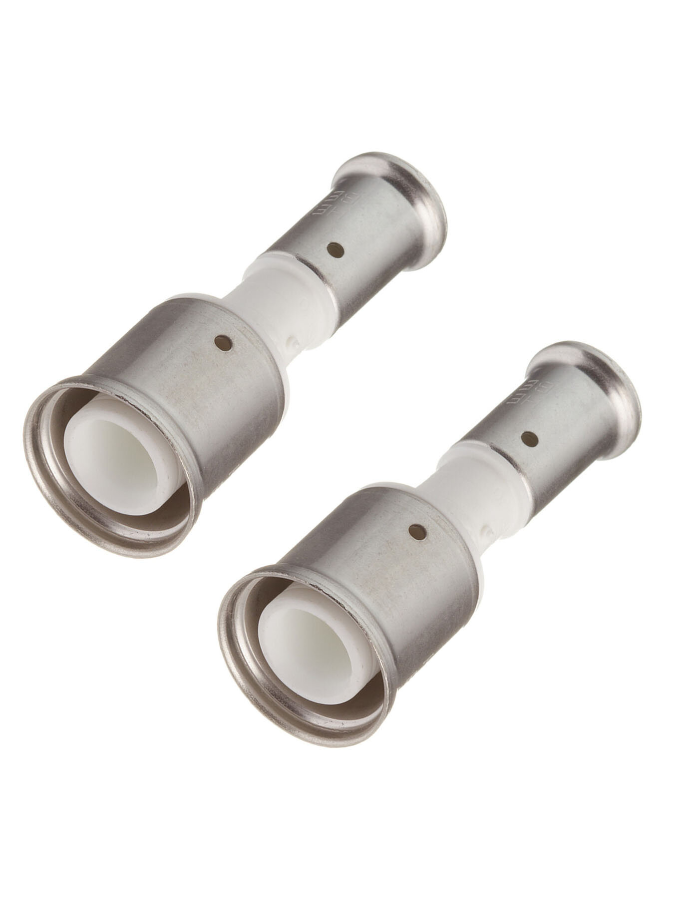 Муфта (16PKW-2616) 26(пресс) х 16(пресс) PVDF белая (2 шт.)