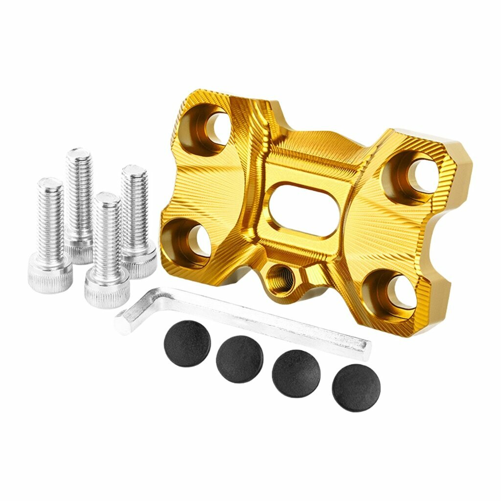 Быстрая установка Крепежная скоба для руля из алюминиевой смеси обеспечивает повышенную амортизацию и долговечность