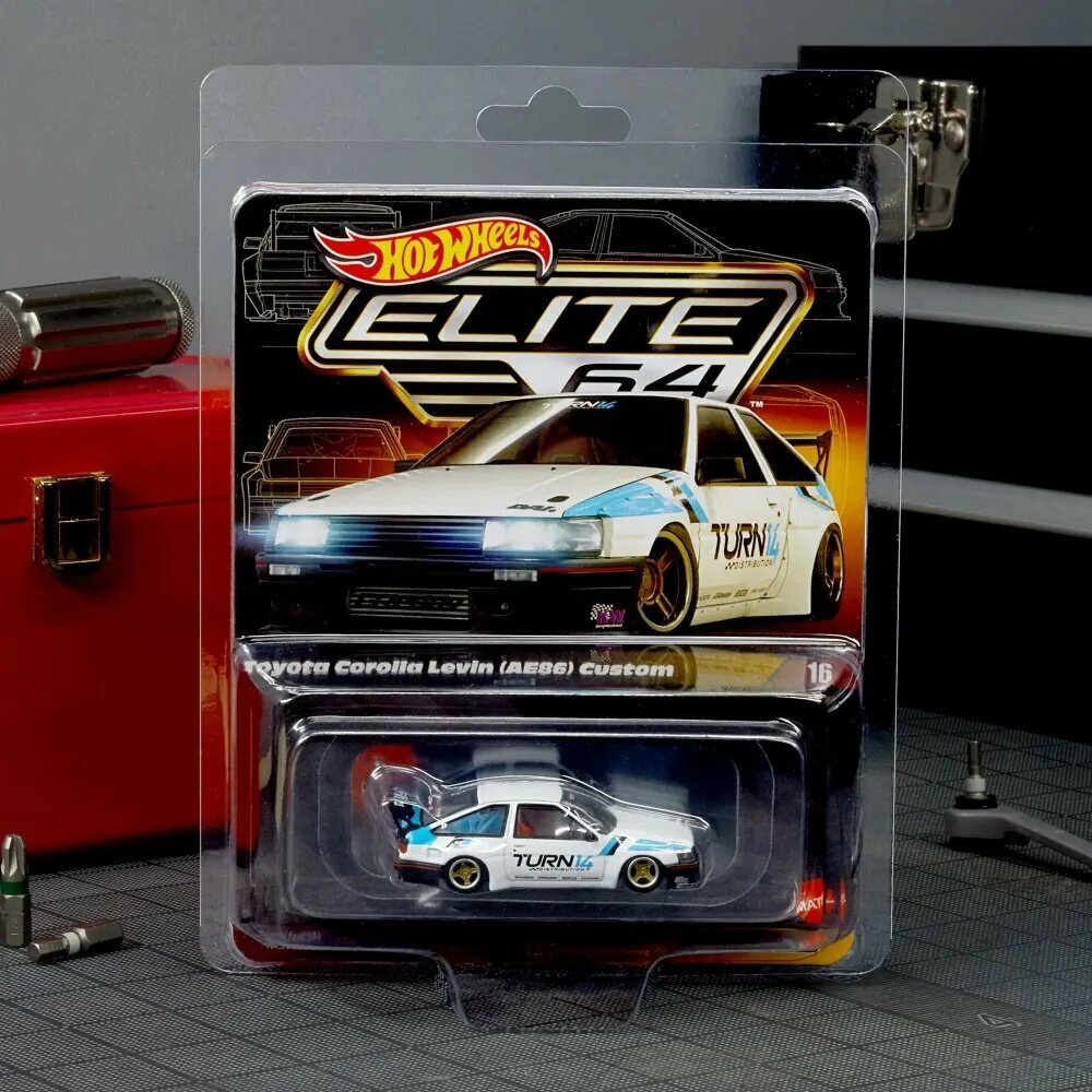 Машинка Mattel Hot Wheels Collectors Elite 64 Toyota Corolla Levin (AE86)
