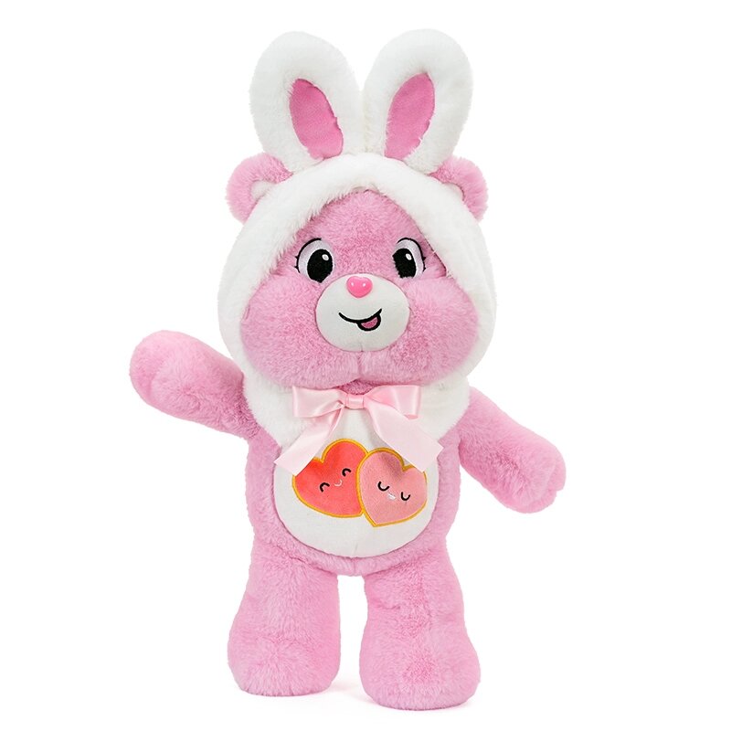 Официальный плюшевый мишка Care Bears Love Bear 33 см, сладкий подарок для детей на день рождения