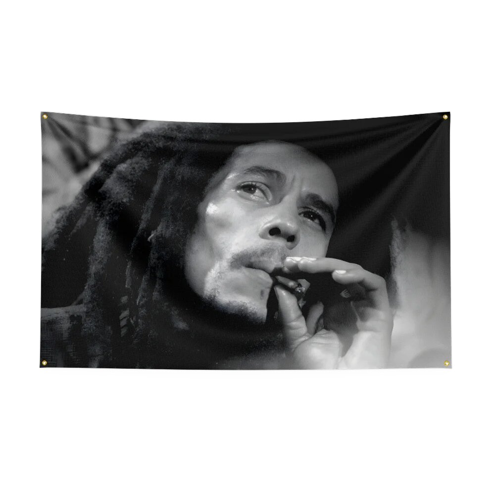 Флаг Bob Marley из полиэстера 90 x 150cm, ZH0776