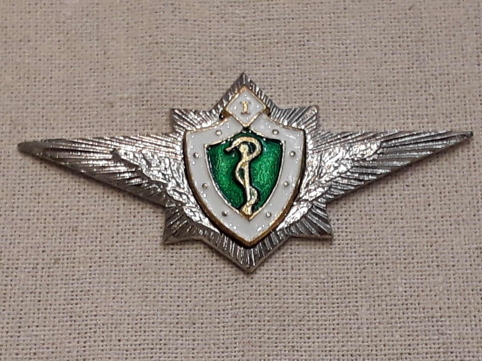 Тяжелый знак Крылья Военно-Медицинская классность I категория