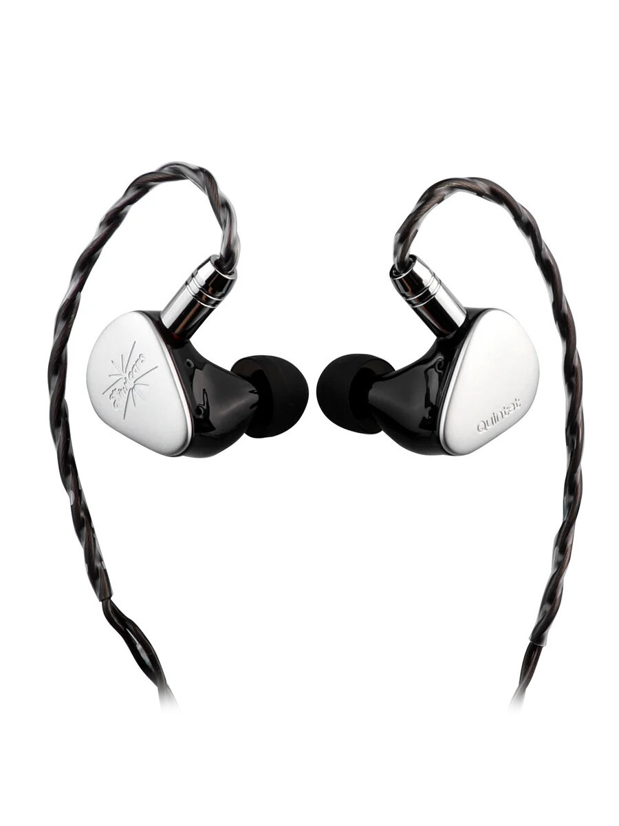 Kiwi Ears Quintet, черный/белый, проводные наушники