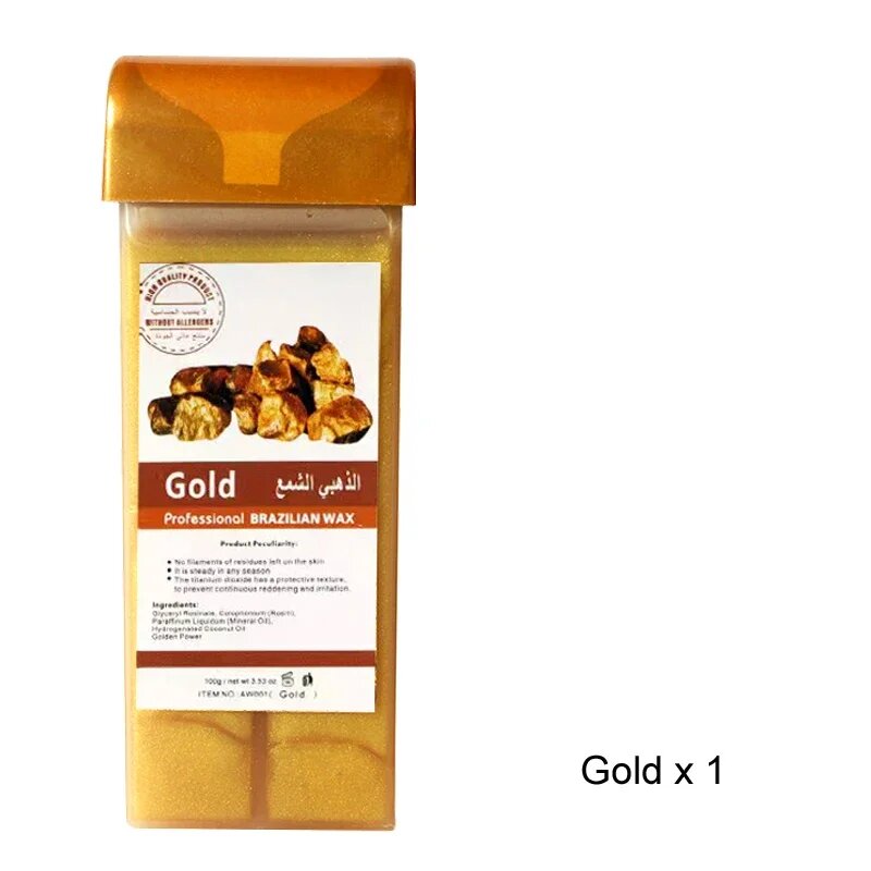 Универсальный Набор Для Горячей Депиляции С Нагревательным Устройством, Воск-роллер Для Удаления Волос На Теле И Лице